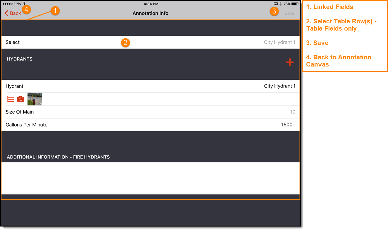 Icon Annotations and Links